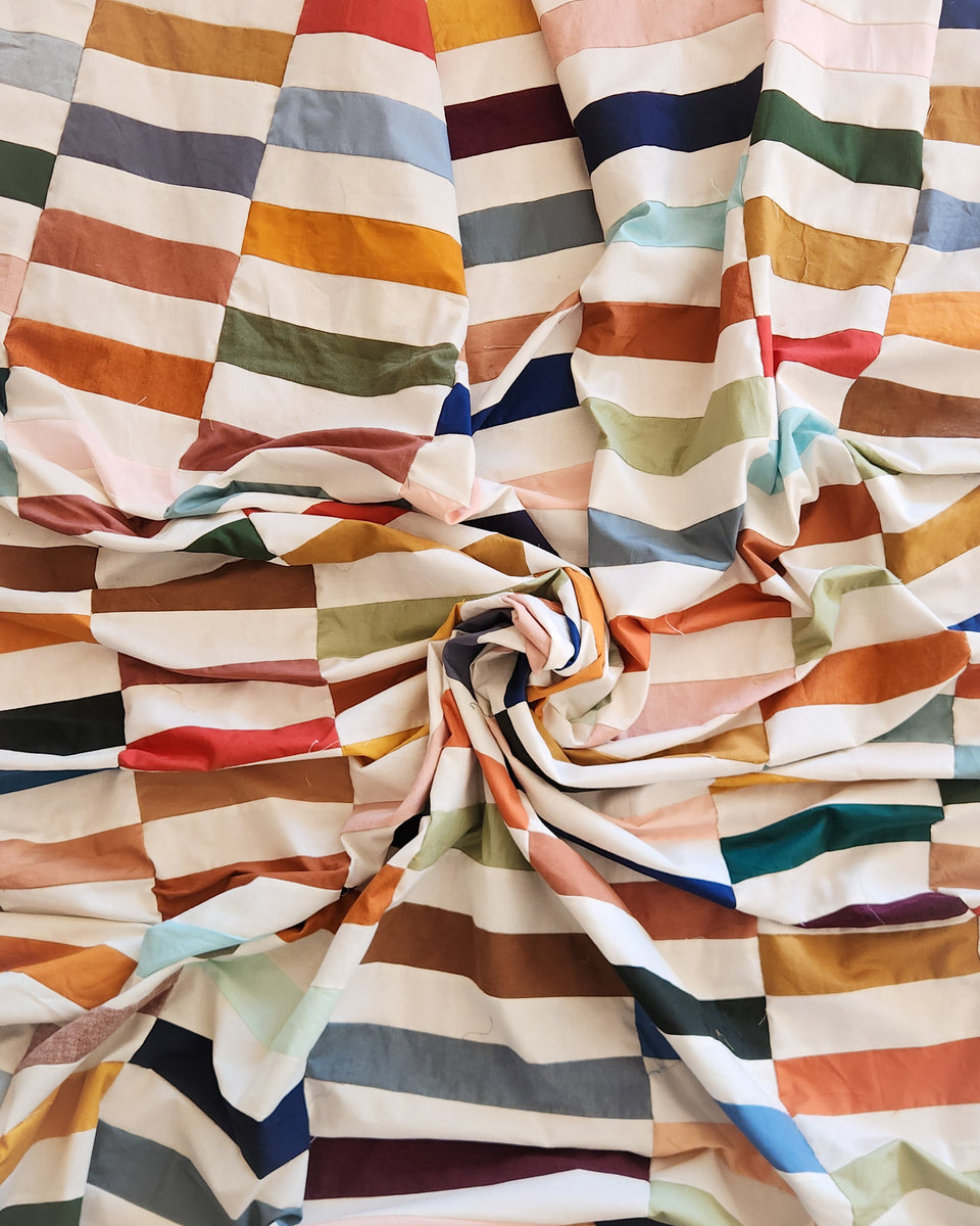 Scrappy Strokes Quilt Pattern – Side Lake Stitch