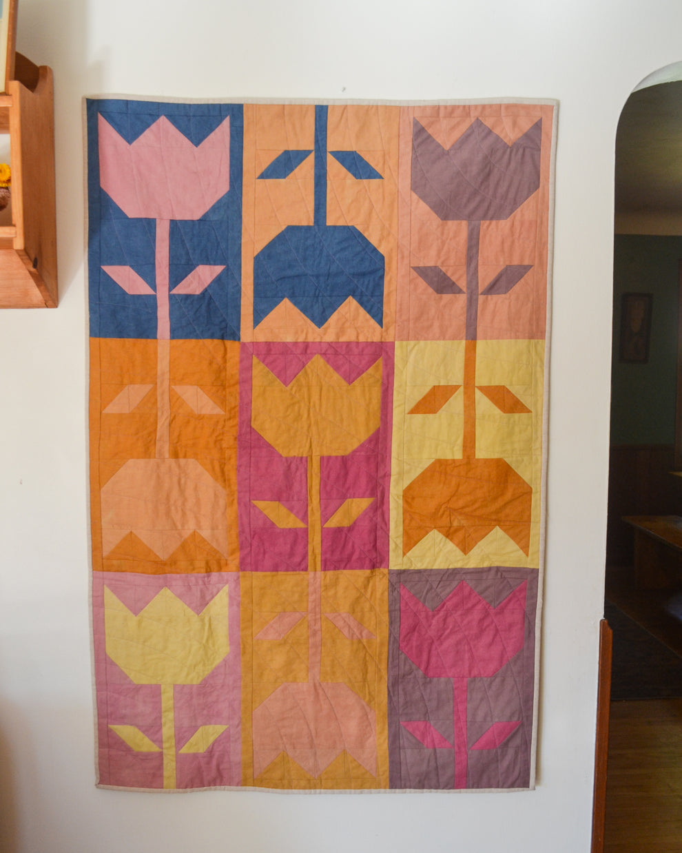 Flower Block Quilt Pattern – Side Lake Stitch