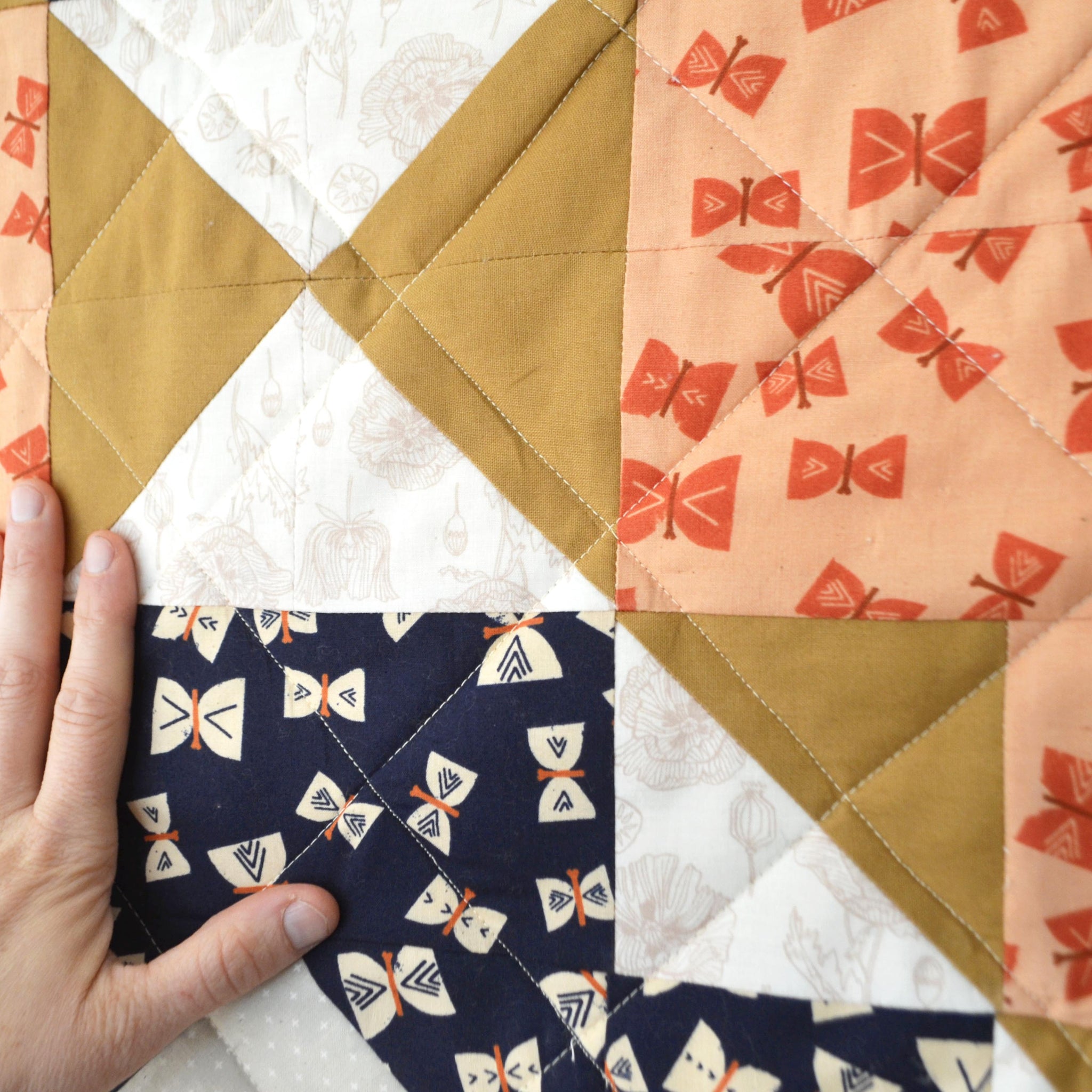 County Quilt Pattern – Side Lake Stitch