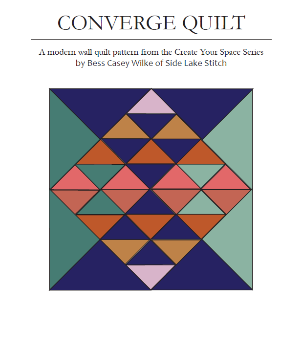 Converge Wall Quilt Pattern – Side Lake Stitch